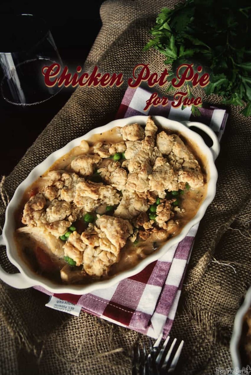Chicken Pot Pie For Two Recipe | Kita Roberts GirlCarnivore.com