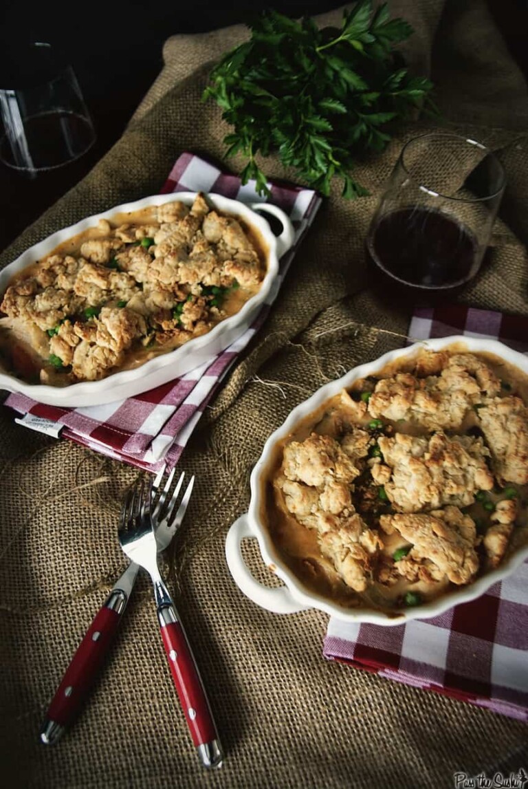 Chicken Pot Pie For Two Recipe | Kita Roberts GirlCarnivore.com