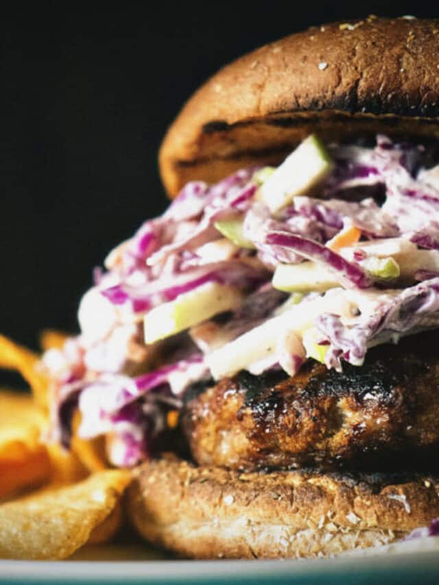 Apple-Brat Burgers for Two Story - Girl Carnivore