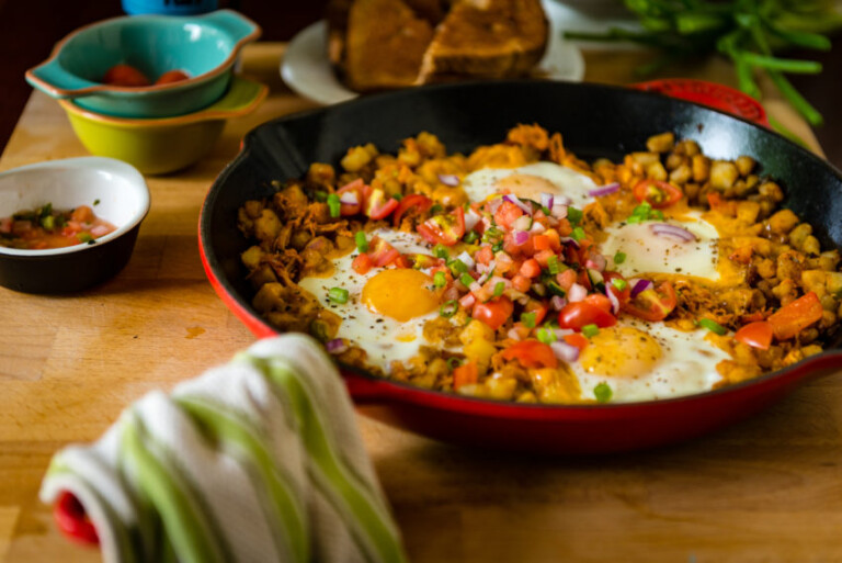 Spicy Chipotle Breakfast Hash Recipe | Kita Roberts GirlCarnivore.com
