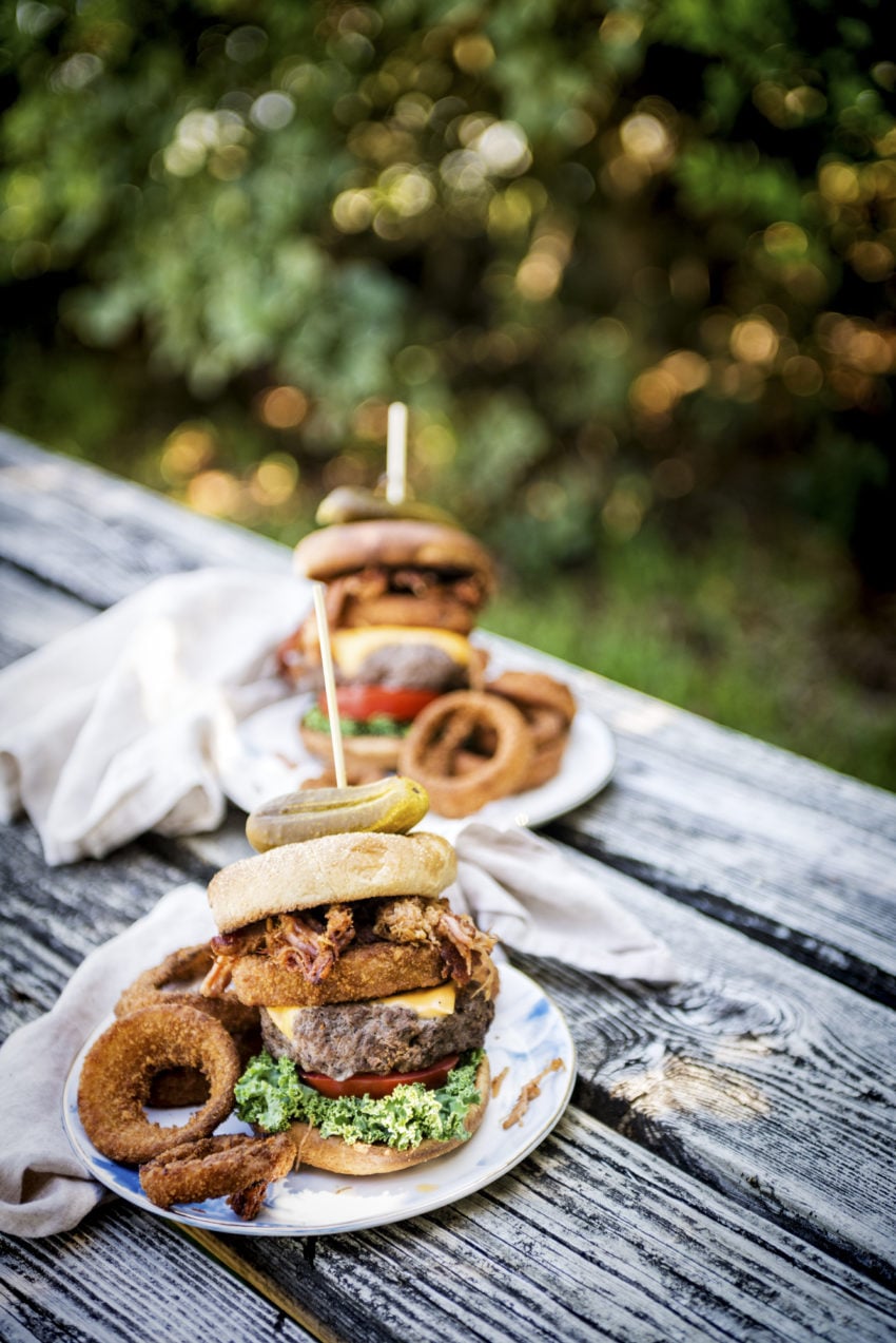 Crunchy Onion Ring Pork Belly Burger Recipe | GirlCarnivore