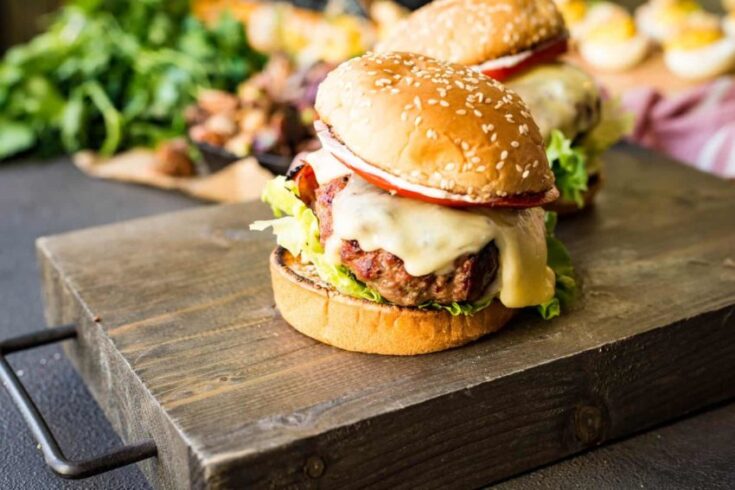 Veal Burger with Sage Aioli - Girl Carnivore