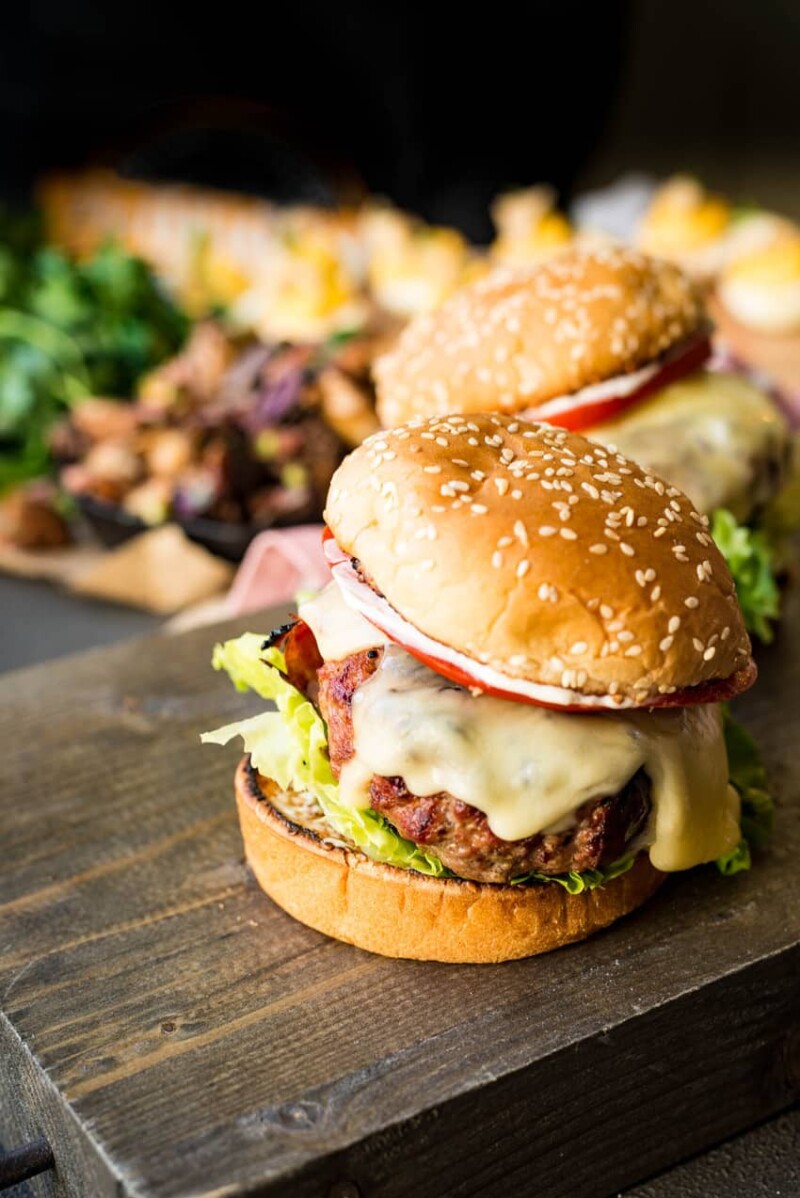 Veal Burger with Sage Aioli - ChefOutdoor