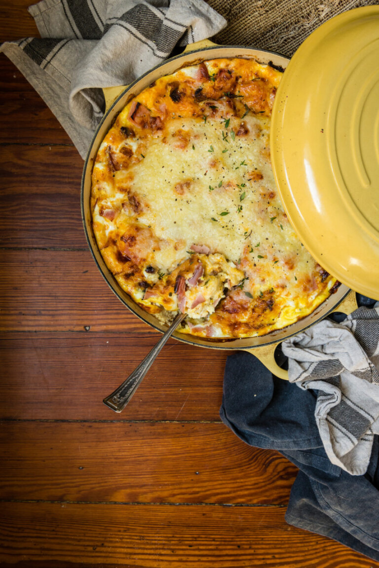 Overnight Ham Breakfast Strata Recipe - ChefOutdoor