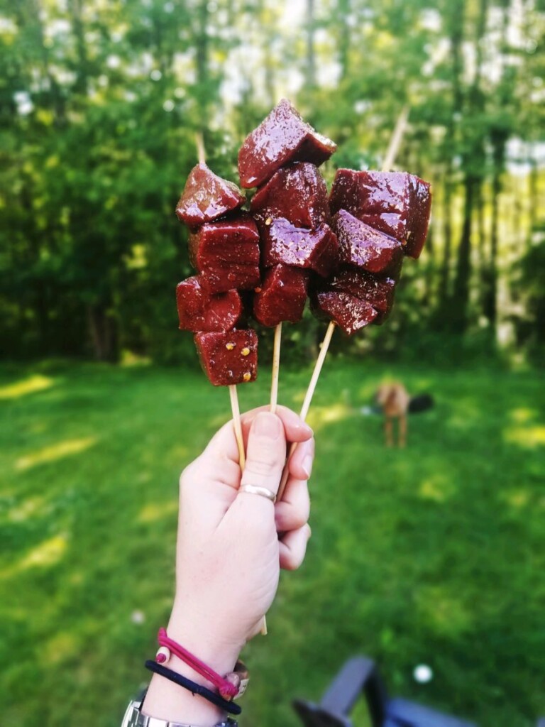 Anticuchos - Grilled Beef Heart Kabobs Recipe - Girl Carnivore