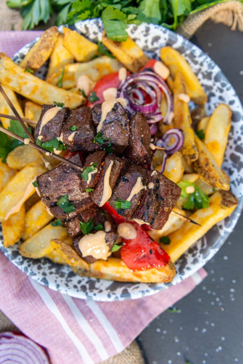 Peruvian Grilled Beef Heart Kabobs Recipe | Peruvian anticuchos