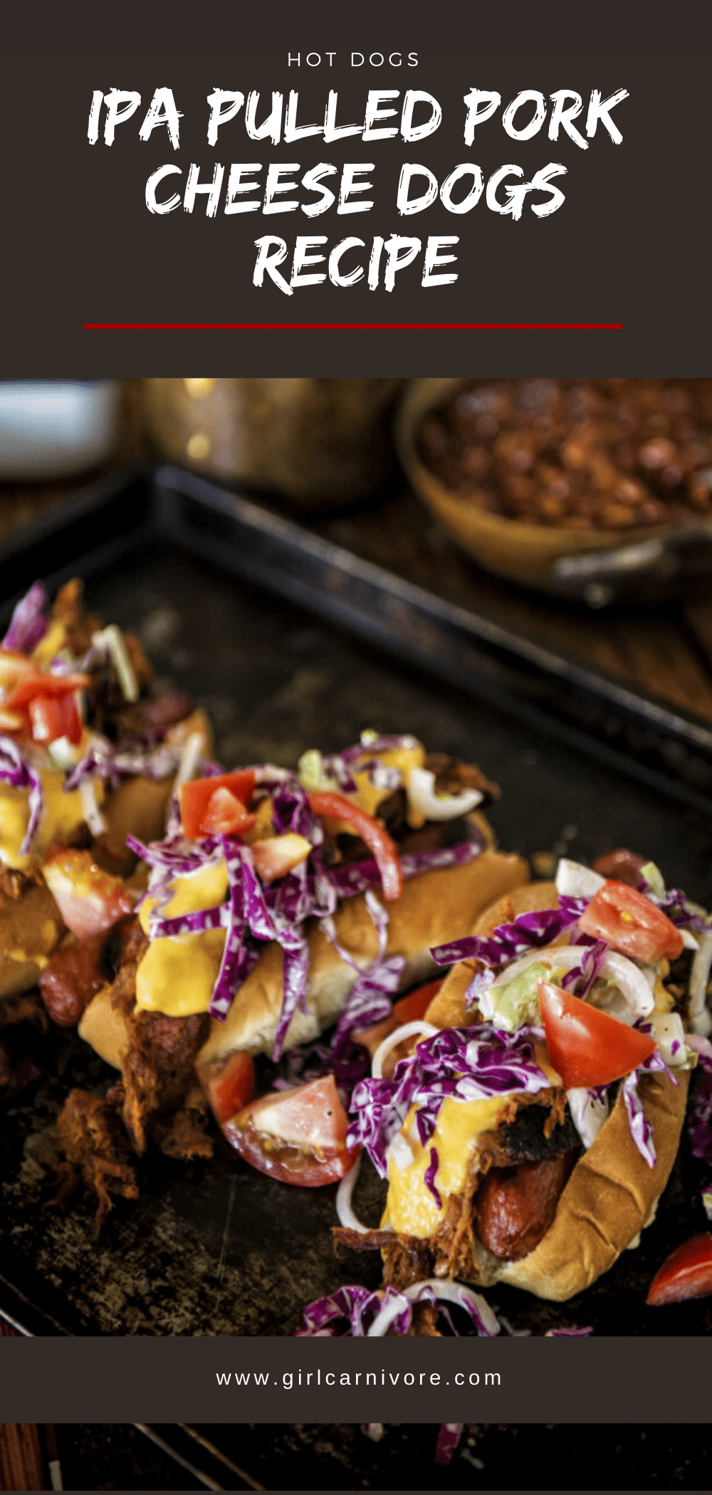 Pulled Pork Cheese dog IPA Cheese Sauce | Girl Carnivore