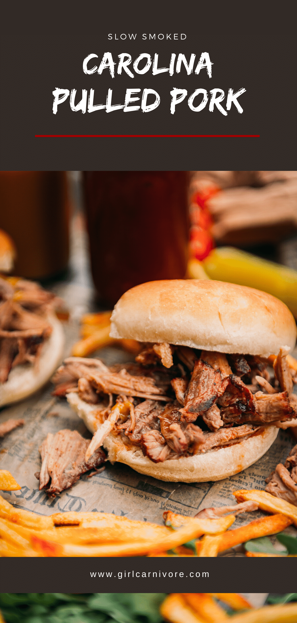 Carolina Pulled Pork - Girl Carnivore Carolina Style Barbecue Pork