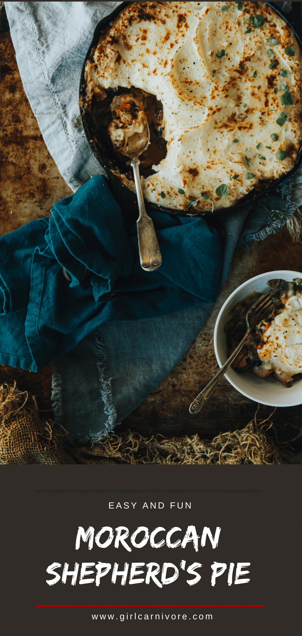 Moroccan Shepherd's Pie - Girl Carnivore