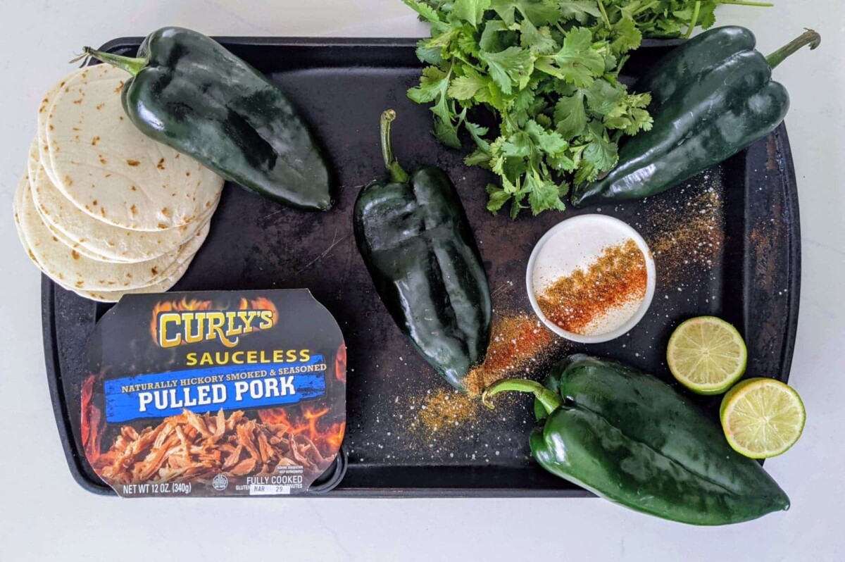 Easy Fire Roasted Poblano Crema - Girl Carnivore