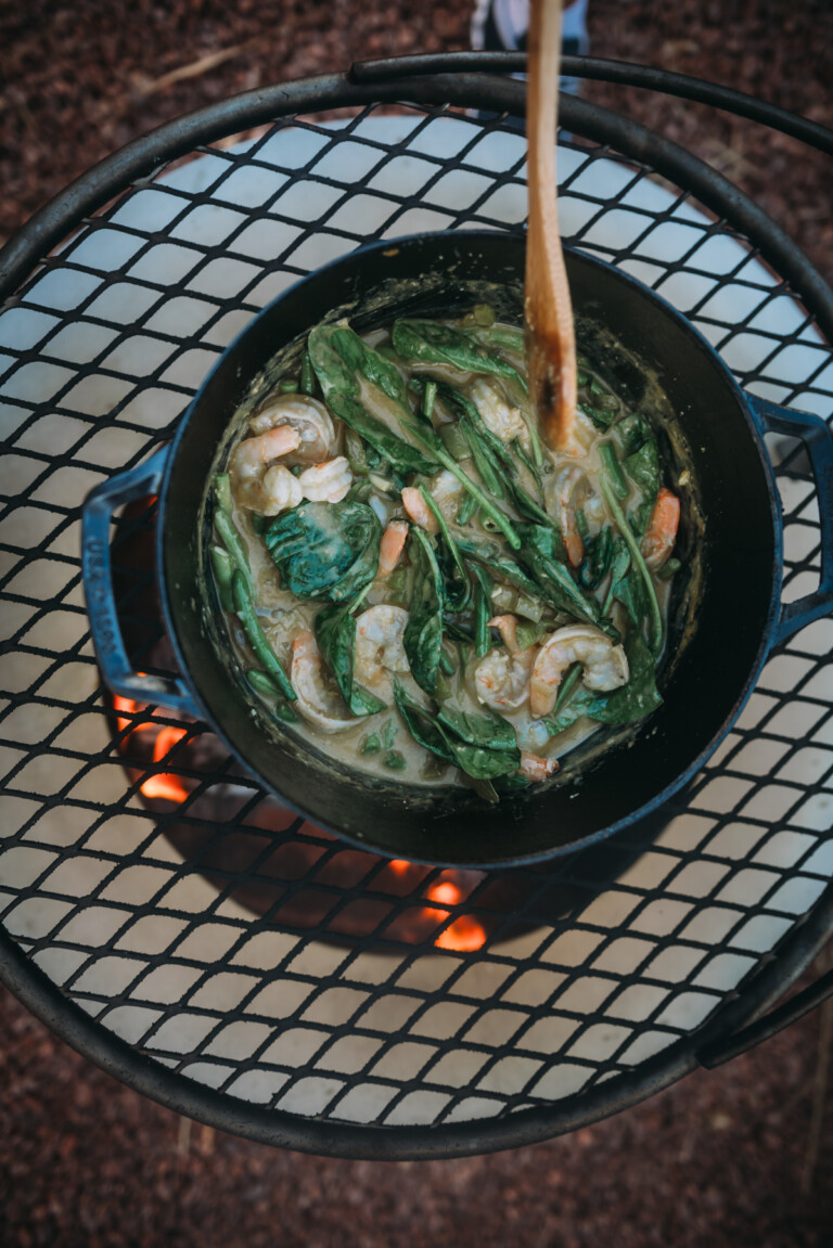 Dutch Oven Shrimp Korma - Girl Carnivore