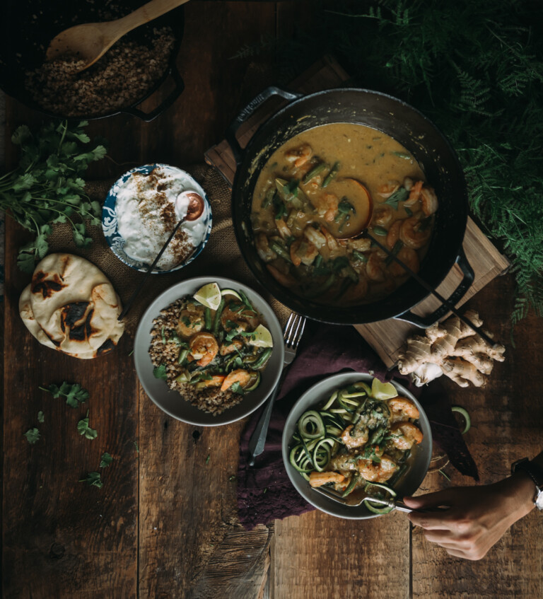 Dutch Oven Shrimp Korma - Girl Carnivore