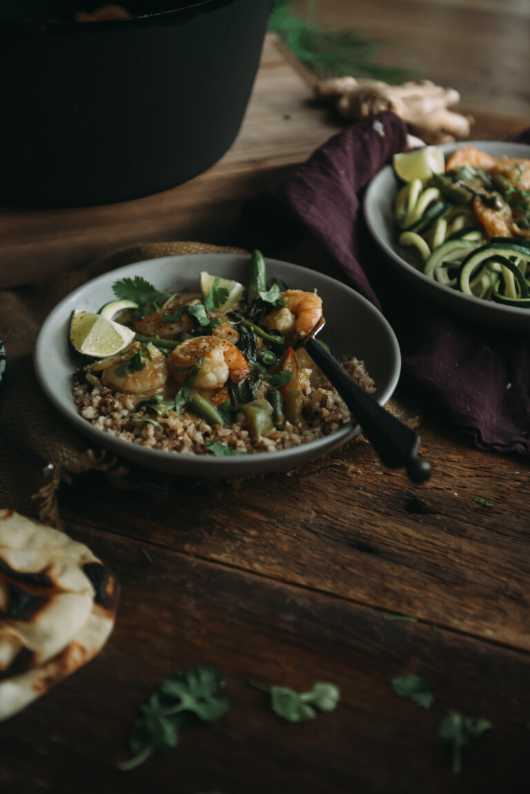 Dutch Oven Shrimp Korma - Girl Carnivore
