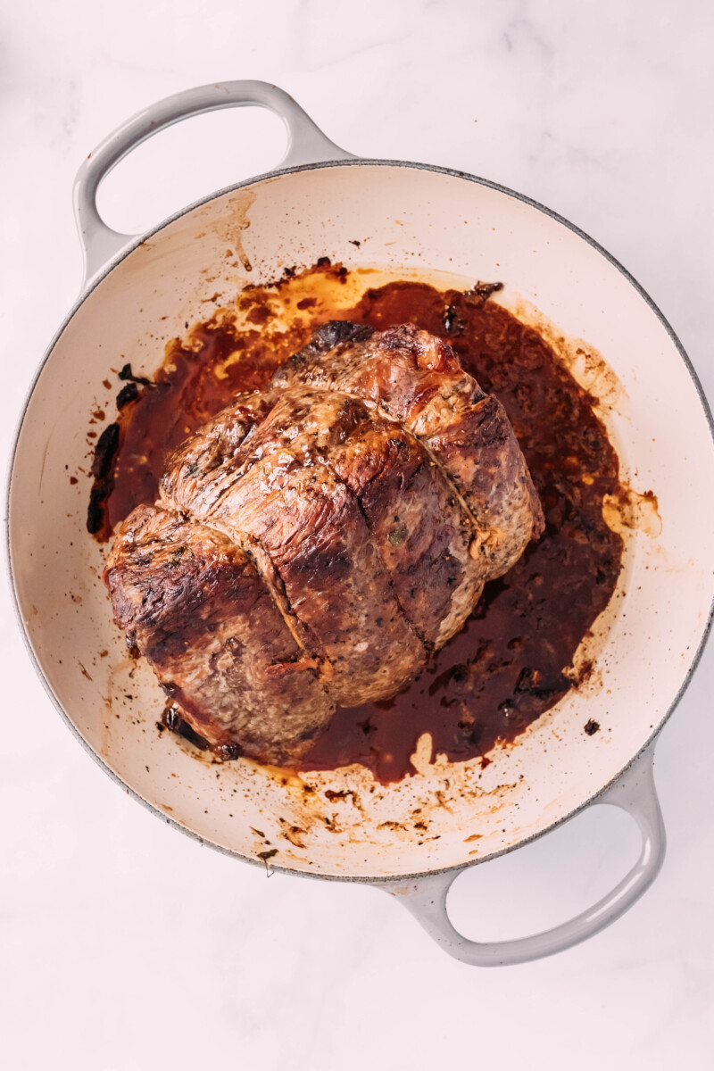 Herb Rubbed Top Round Roast Beef Recipe - Girl Carnivore