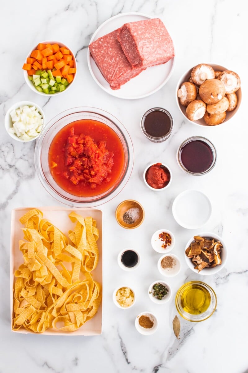 Savory Lamb Ragu with Pappardelle Pasta - Girl Carnivore