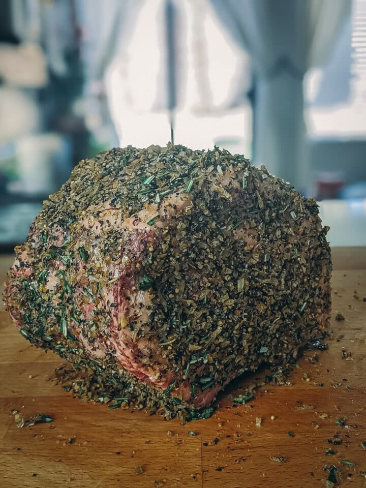 Smoked Prime Rib on a Gas Grill - Girl Carnivore