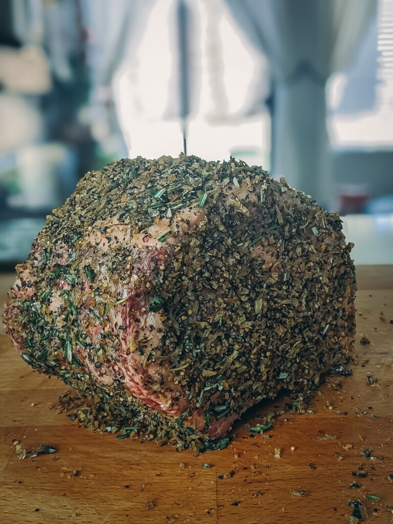 Smoked Prime Rib on a Gas Grill - Girl Carnivore