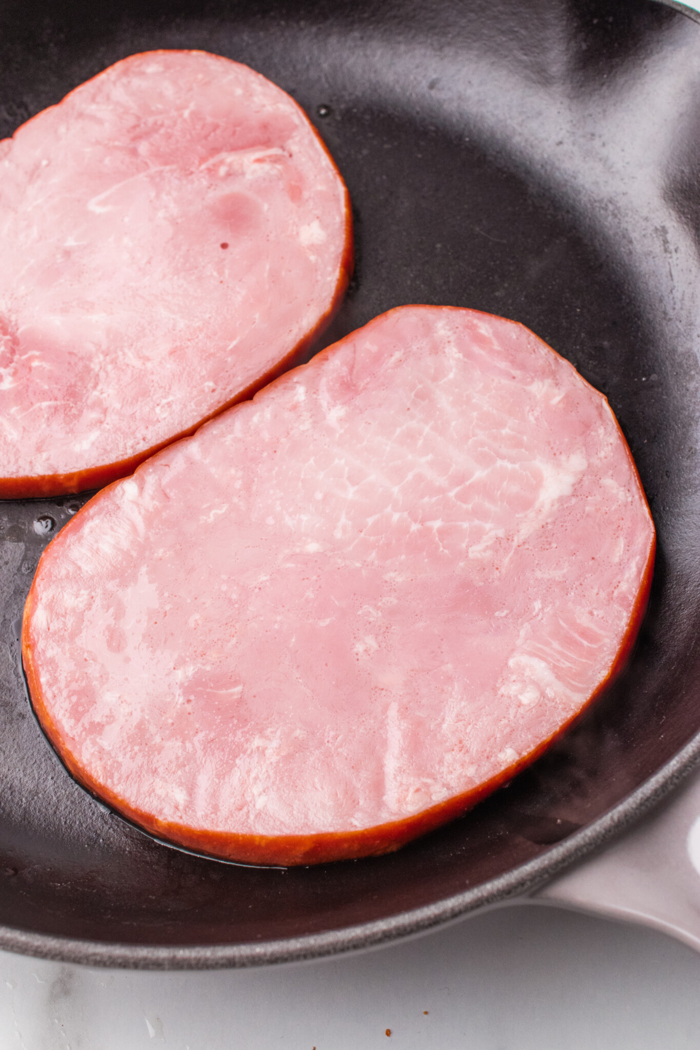 Maple Glazed Ham Steaks with Red-Eye Gravy - Girl Carnivore