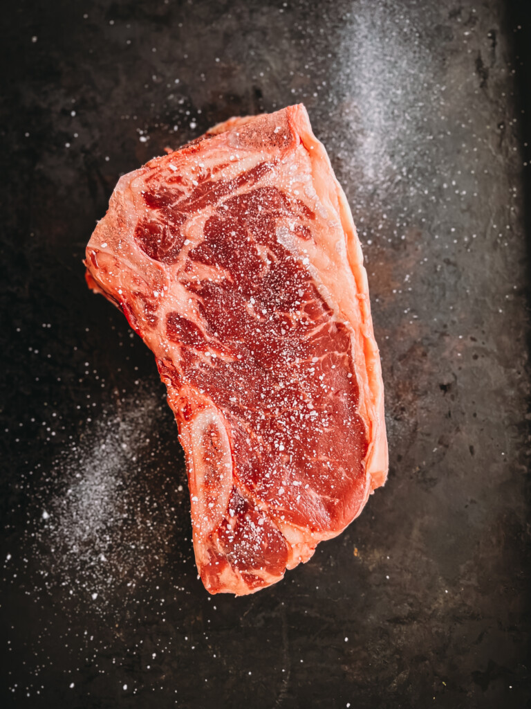 Chargrilled Kansas City Strip Steak - Girl Carnivore