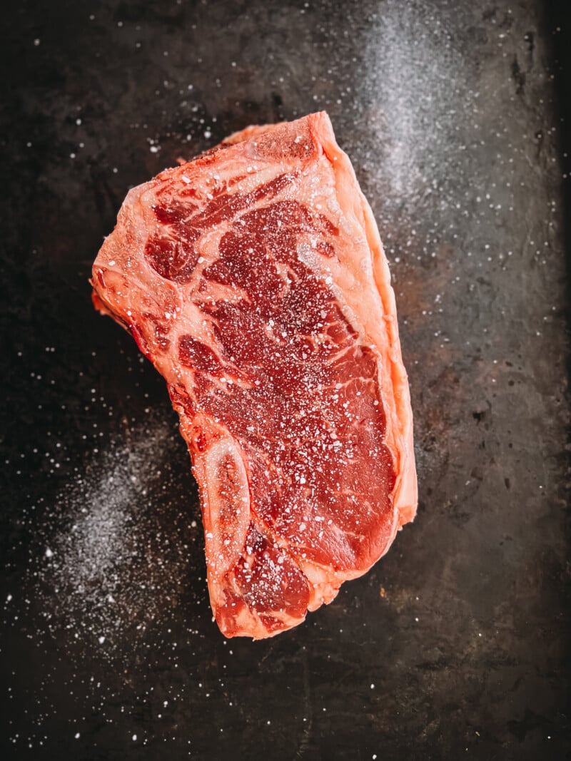 Chargrilled Kansas City Strip Steak - Girl Carnivore