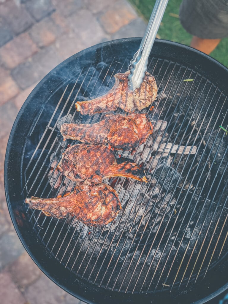 Grilled Veal Chops with Sun-dried Tomato Gremolata - Girl Carnivore