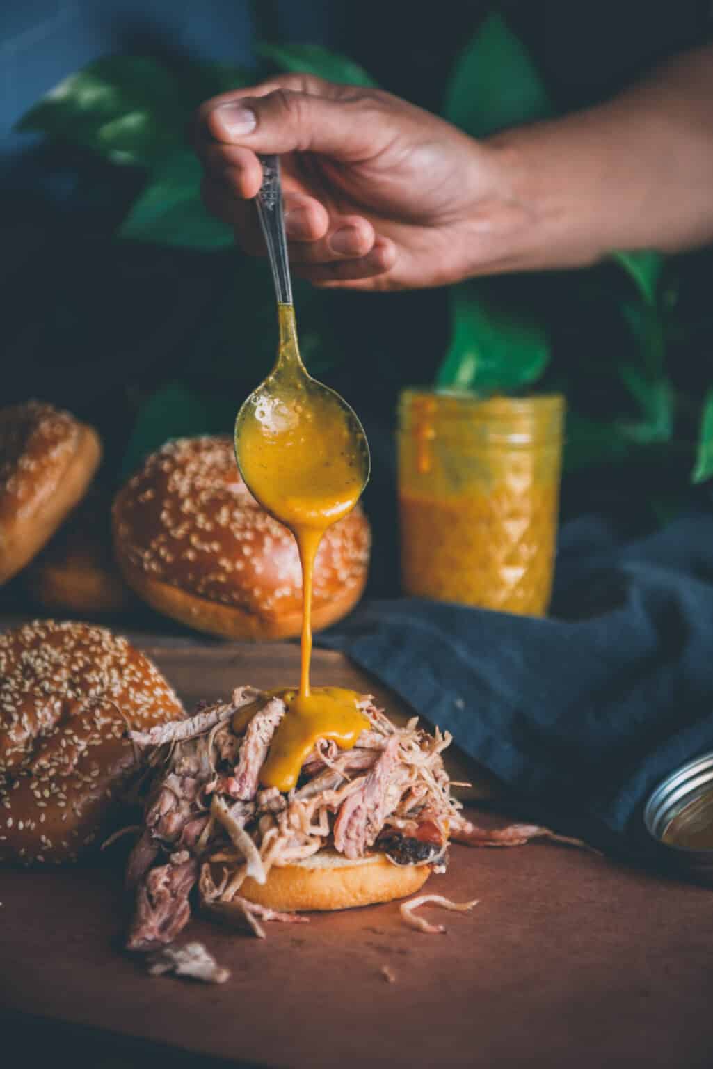 Carolina Mustard BBQ Sauce - Girl Carnivore Carolina Mustard BBQ Sauce - Girl Carnivore