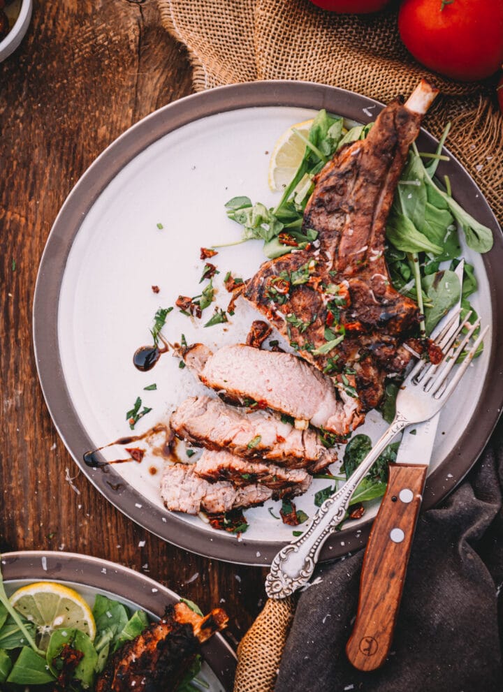 Charcoal Grilled Pork Roast Recipe | Kita Roberts GirlCarnivore.com