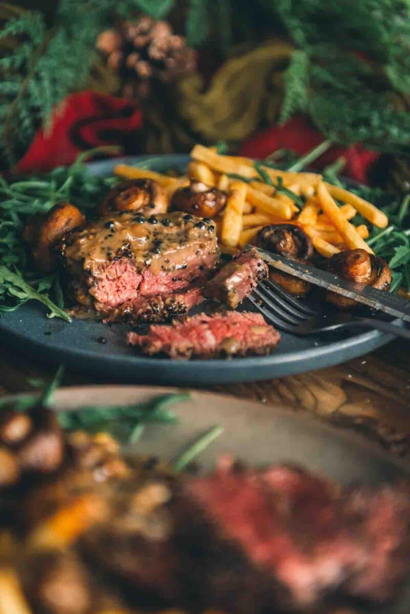 Brandy Peppercorn Sauce for Steak - Girl Carnivore