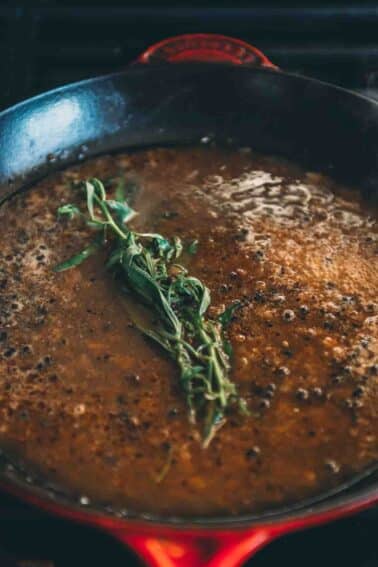 Brandy Peppercorn Sauce for Steak - Girl Carnivore