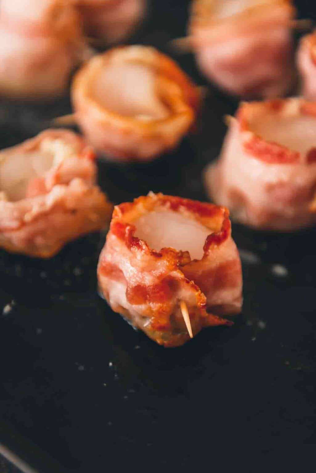 Smoked Bacon-Wrapped Scallops - Girl Carnivore