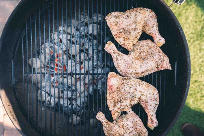 Grilled Chicken Leg Quarters - Girl Carnivore