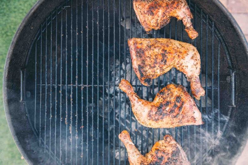 Grilled Chicken Leg Quarters - Girl Carnivore