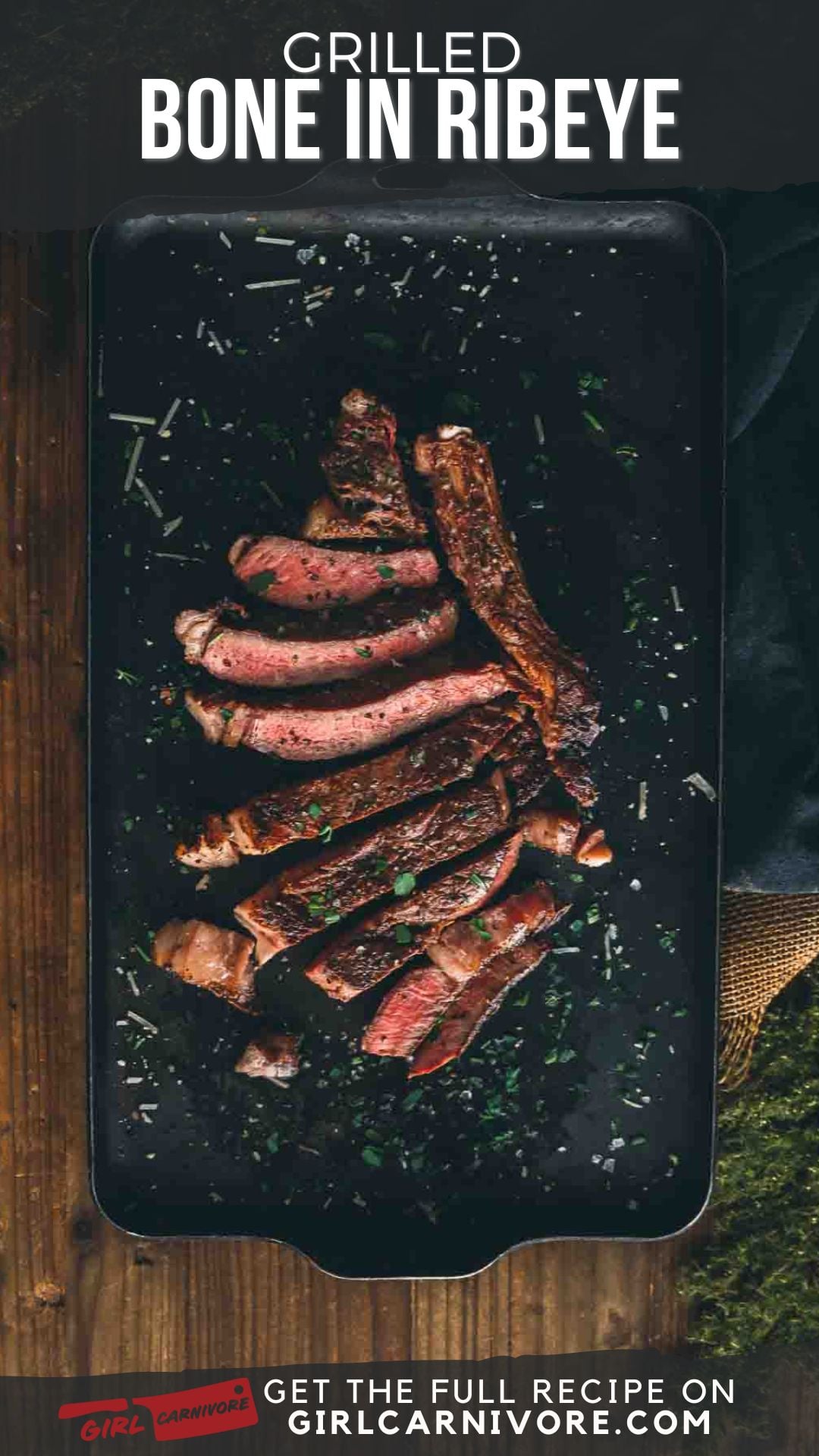 Grilled Bone in Ribeye Steaks - Girl Carnivore