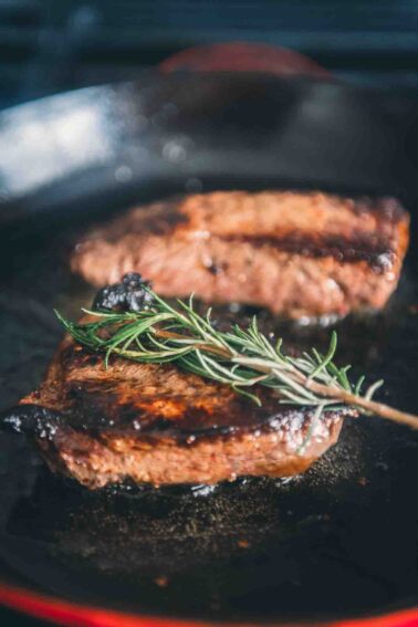 Pan-Seared Merlot Steak - Girl Carnivore