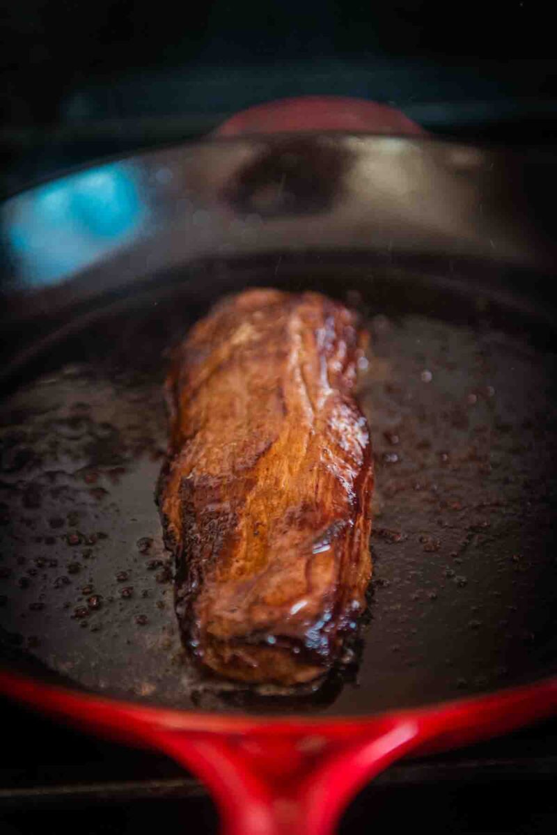 Pan-seared Sierra Steak - Girl Carnivore