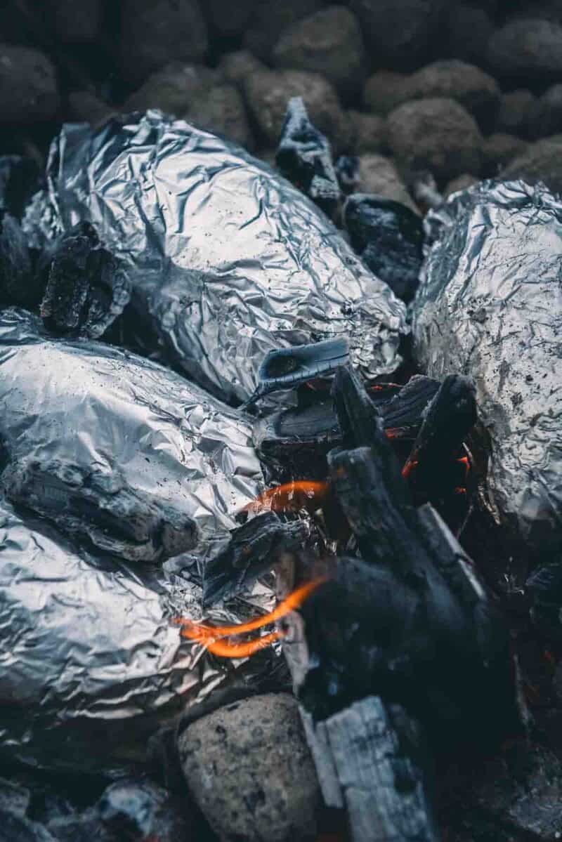Campfire Baked Potatoes - Girl Carnivore