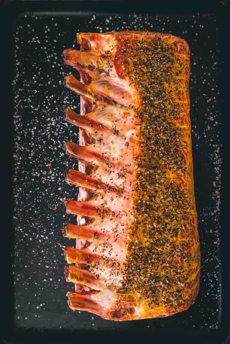 Smoked Rack of Pork - Girl Carnivore