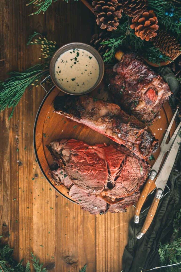 Grilled Prime Rib on a Charcoal Grill - Girl Carnivore