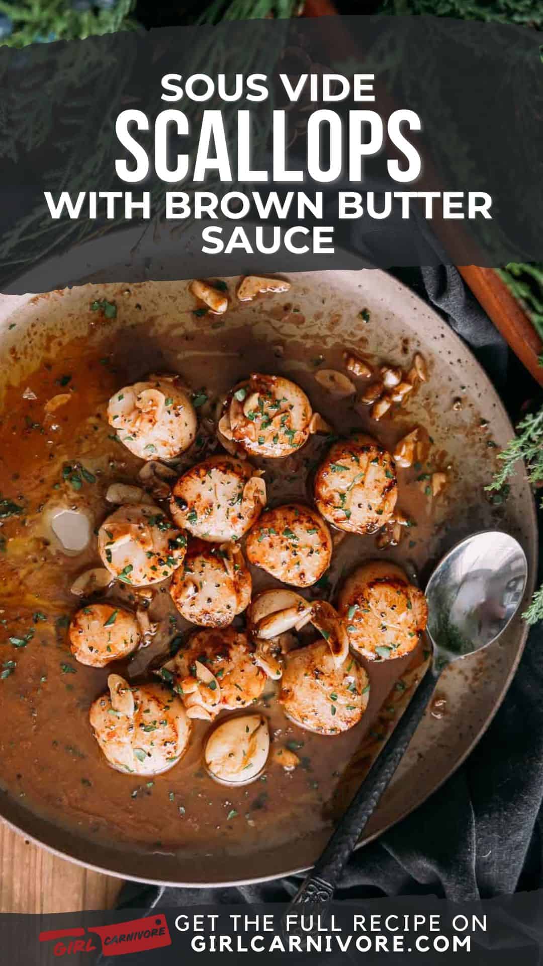 Sous Vide Scallops with Brown Butter Sauce - ChefOutdoor