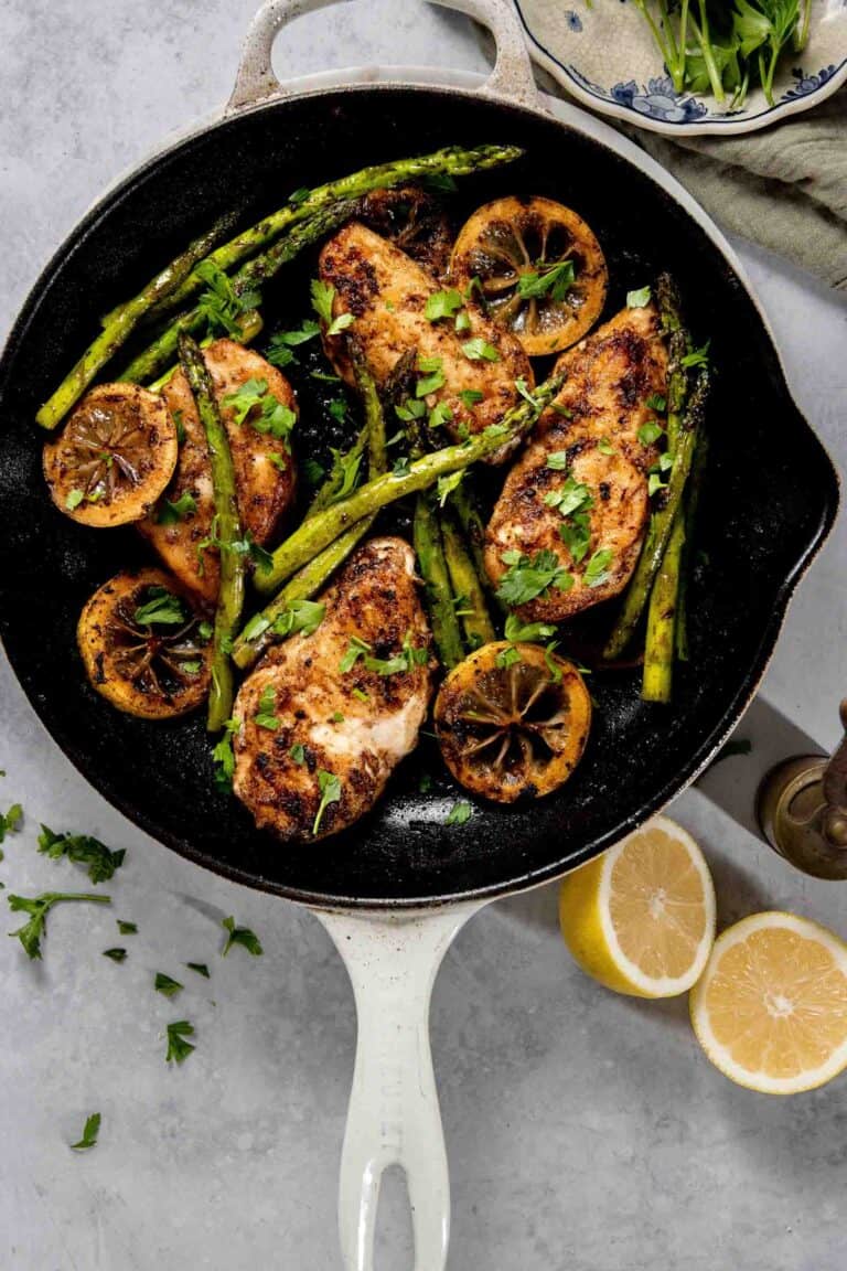 Skillet Lemon Chicken - Girl Carnivore