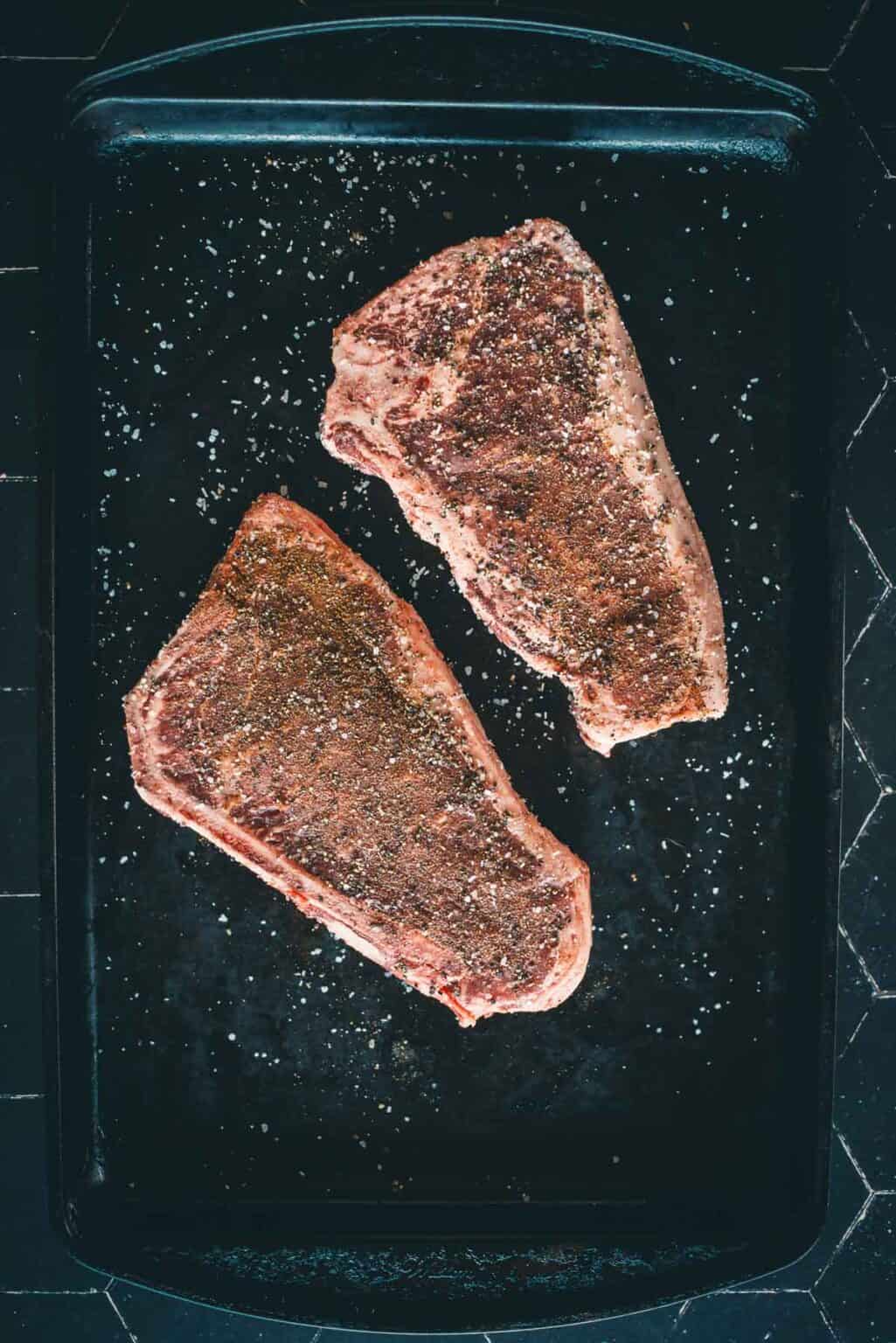 Grilled Strip Steaks + Tips for Gas, Charcoal and Pellet Grills - Girl ...
