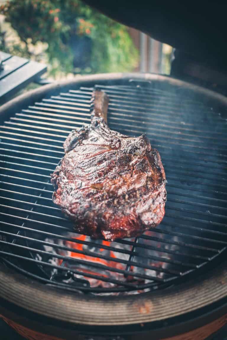 How to Grill a Thick Cowboy Steak with Herb Butter - Girl Carnivore