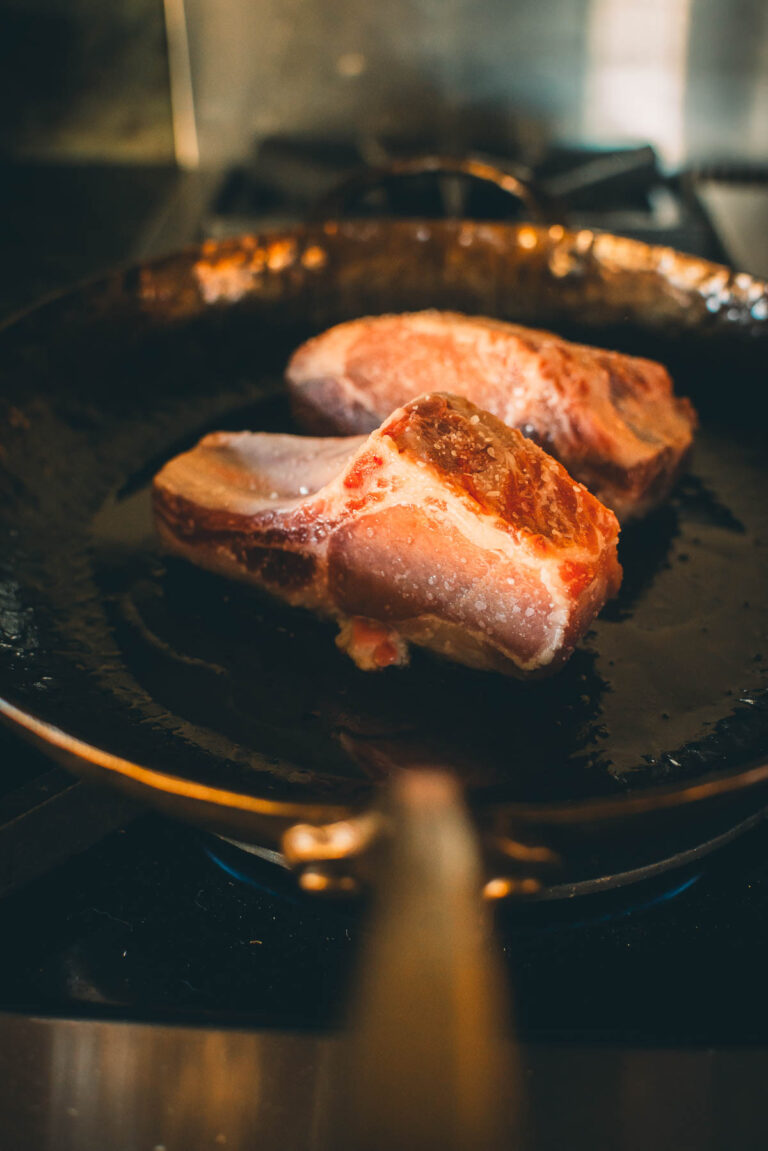 Pan-Seared Wild Boar Chops Recipe - Girl Carnivore