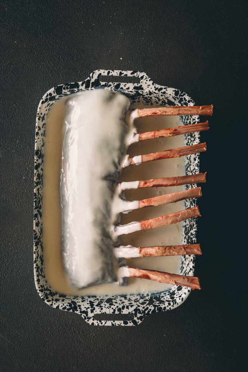 Herb Crusted Grilled Rack of Elk with Buttermilk Marinade - Girl Carnivore