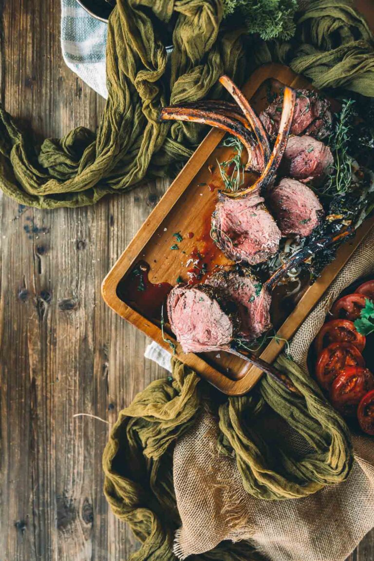 Herb Crusted Grilled Rack of Elk with Buttermilk Marinade - Girl Carnivore