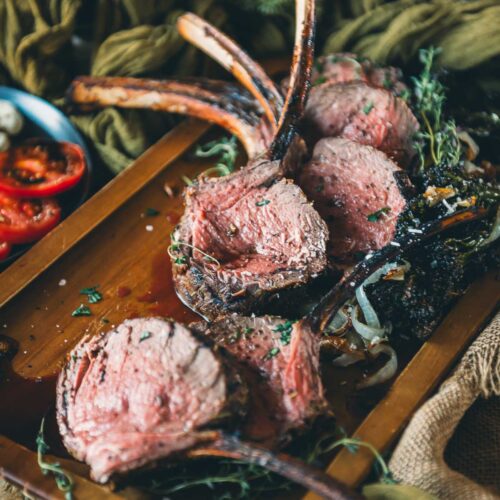 Herb Crusted Grilled Rack of Elk with Buttermilk Marinade - Girl Carnivore