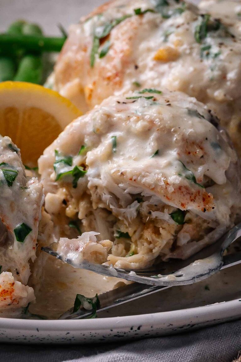 The Best Crab Stuffed Flounder (with White Wine Cream Sauce) - ChefOutdoor