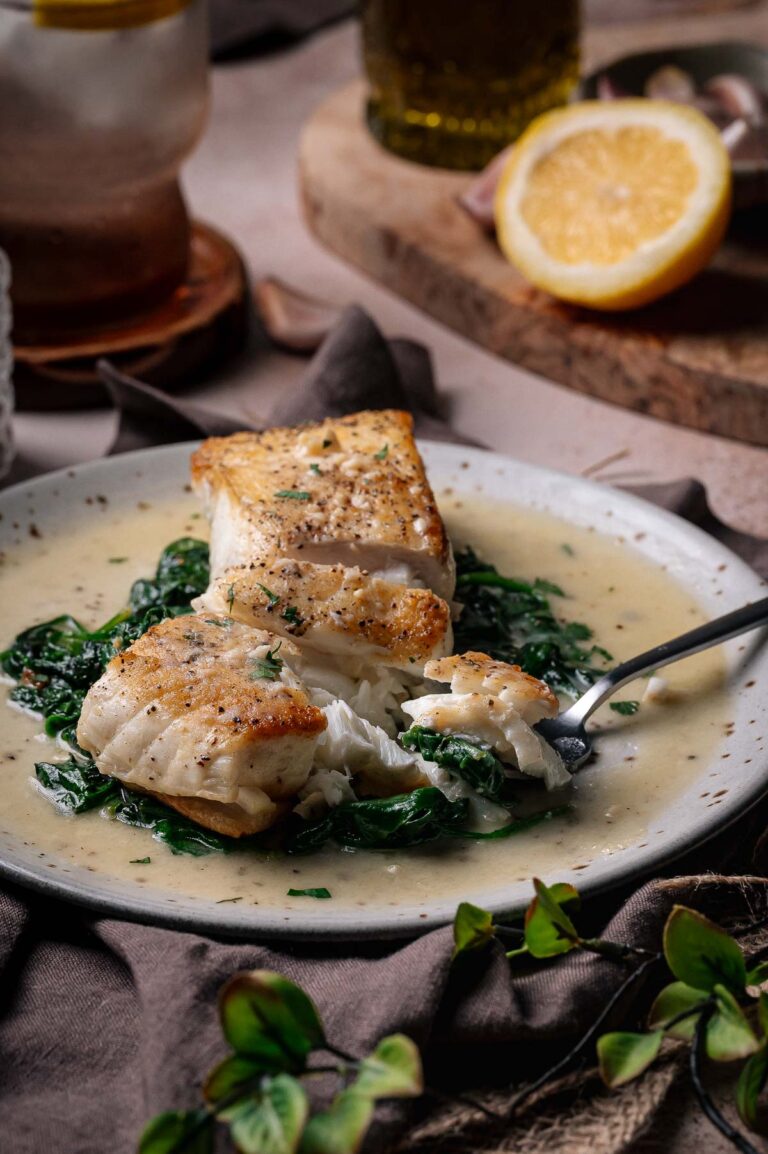 Pan Seared Halibut with Lemon Butter Sauce (Perfectly Cooked Fish ...