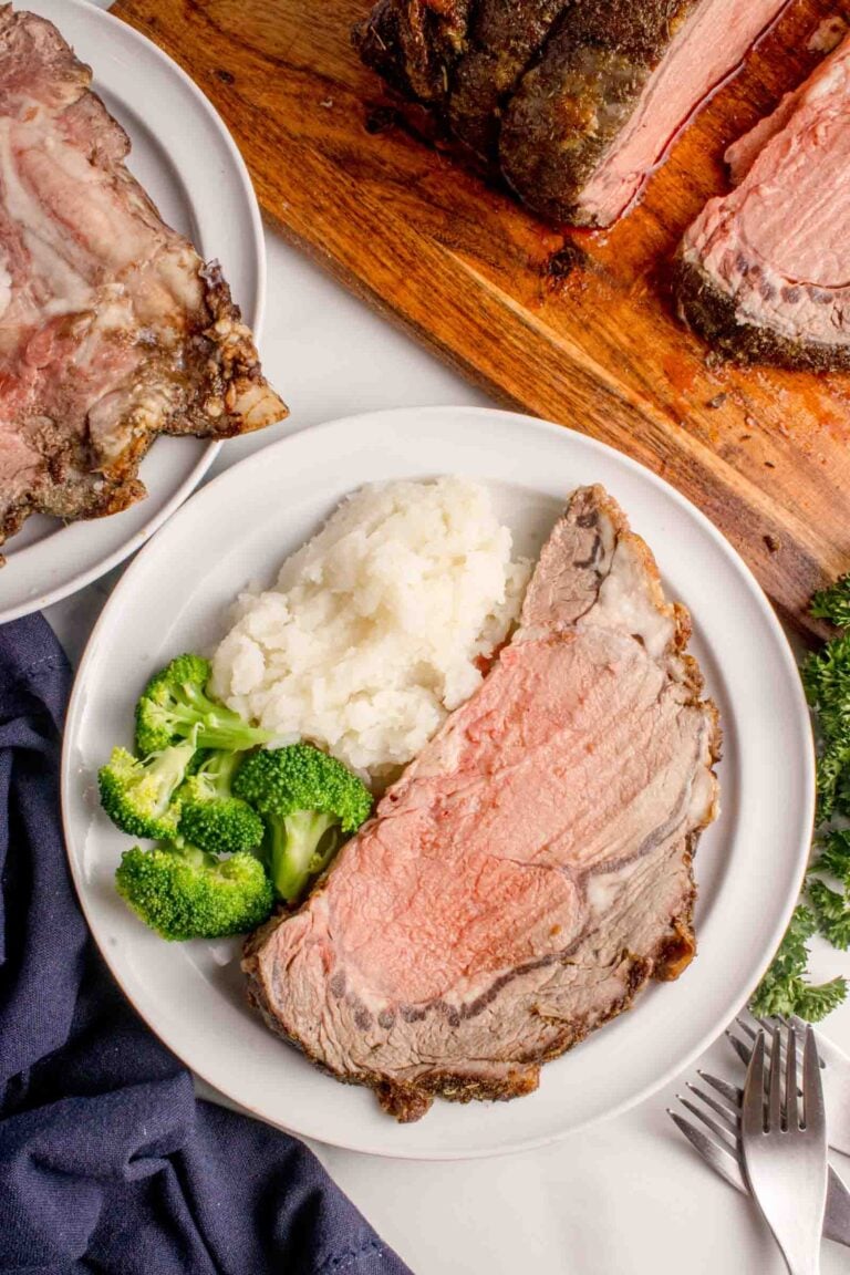 How to Carve a Bone-In Prime Rib (The Right Way) - Girl Carnivore