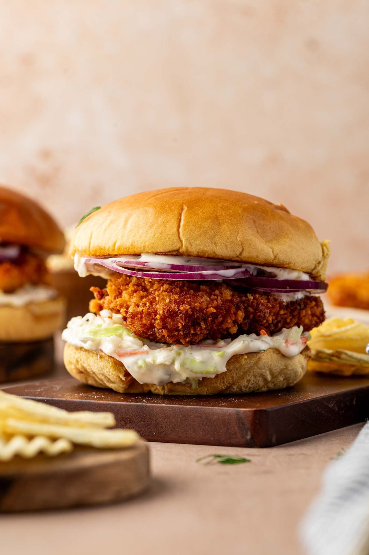 Crispy Fried Fish Sandwich That Actually Stays Crispy for the Perfect ...